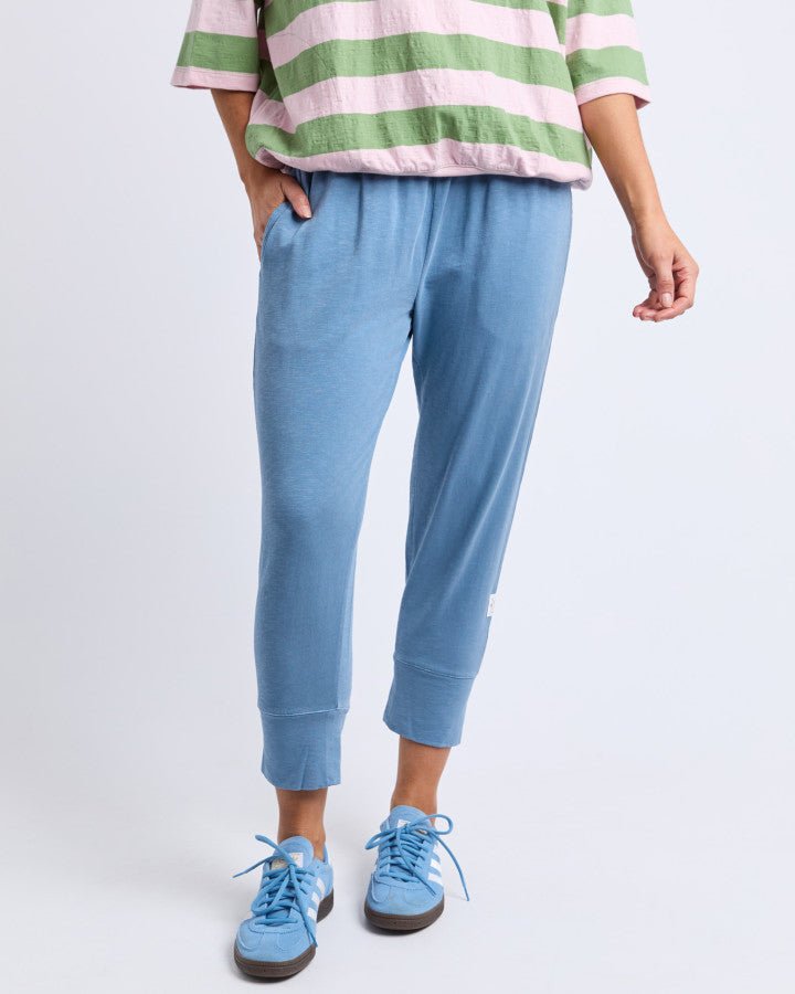 Elm Brunch Pants - Blue Shadow | Pink Poppies Australia