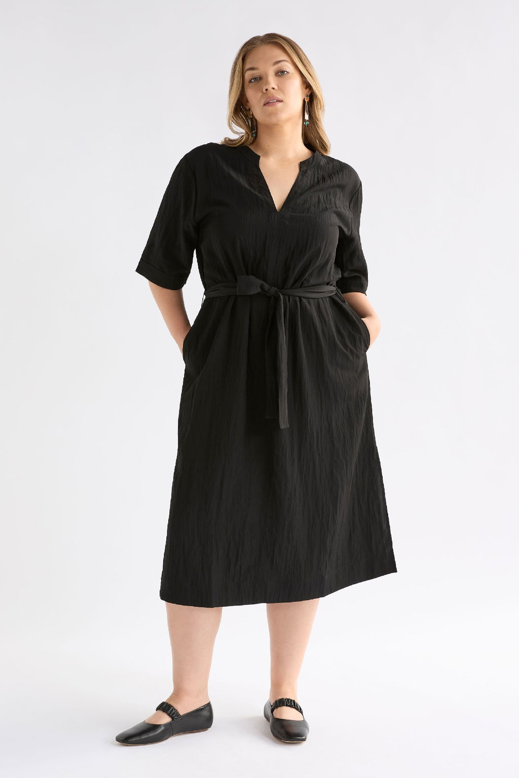 Elk Dress Kysten - Black | Pink Poppies Australia